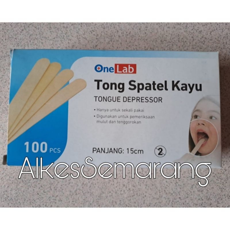Jual Tongue Spatel Tong Kayu Onemed | Shopee Indonesia