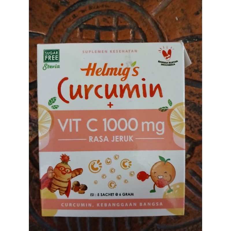 Jual helmigs curcumin jeruk vit c 1000mg sugar free exp 07/2027 ...