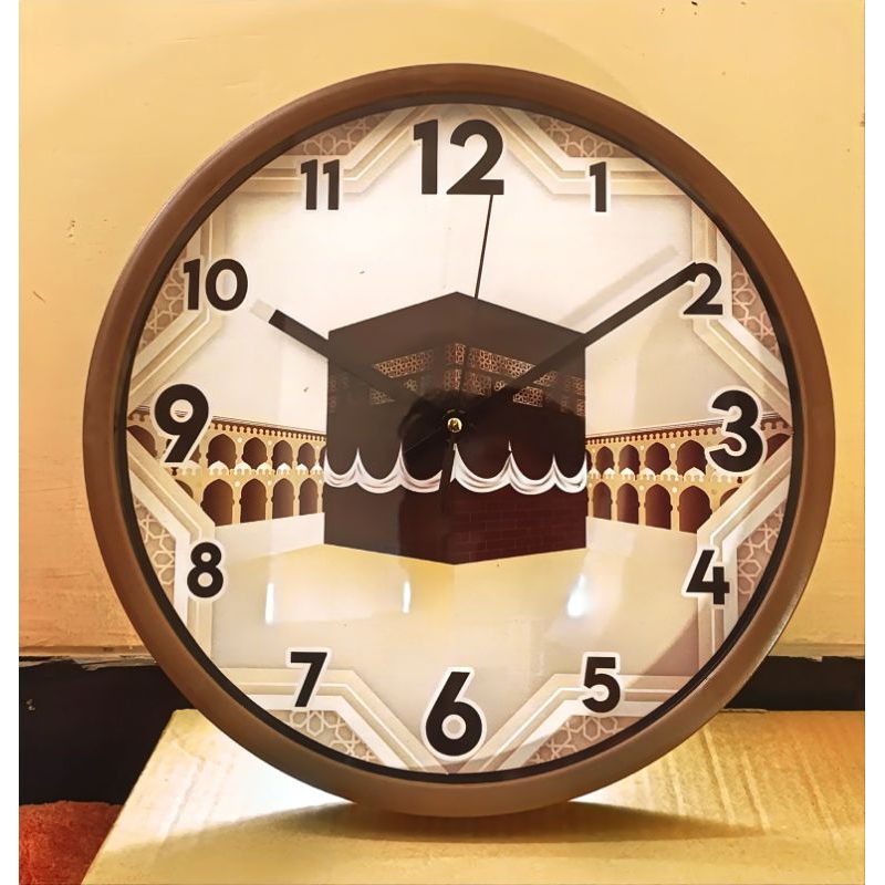Jual Jam Dinding, Jam Tembok Lafal Dan Mekkah Diameter 30 Cm | Shopee ...