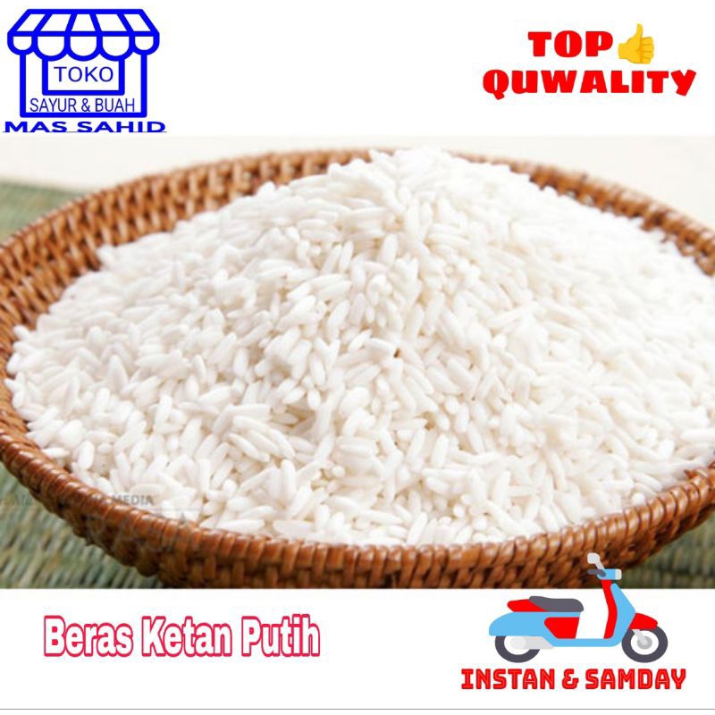 Jual Beras Ketan Putih Ketan Putih 1 Liter | Shopee Indonesia