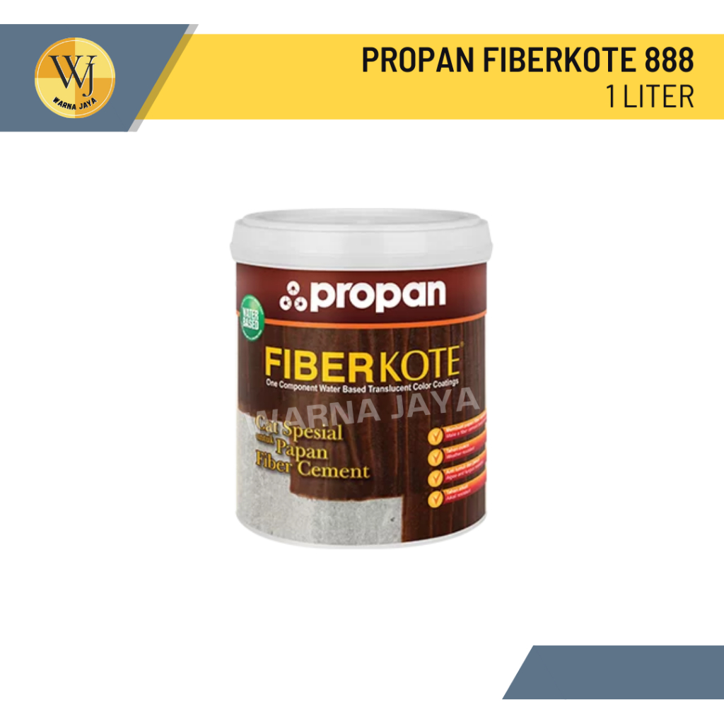 Jual Cat Propan Fiberkote 1 Liter / Cat Special Papan Fiber Cement ...