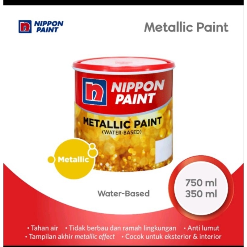 Jual Nippon Paint-metalic paint-water based-Tinting-0,75Ltr-Metalik ...