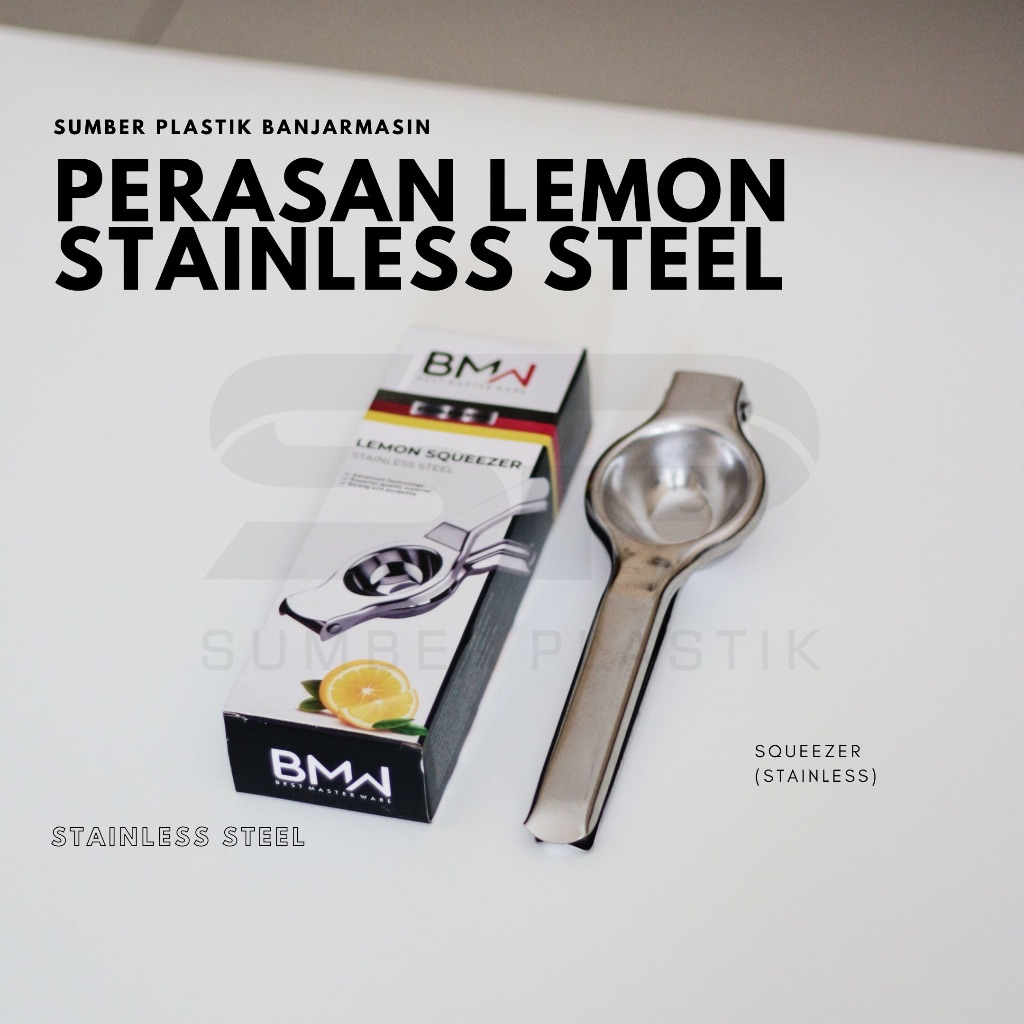 Jual Lemon Squeezer Alat Peras Perasan Jeruk Nipis Stainless Steel Besi ...