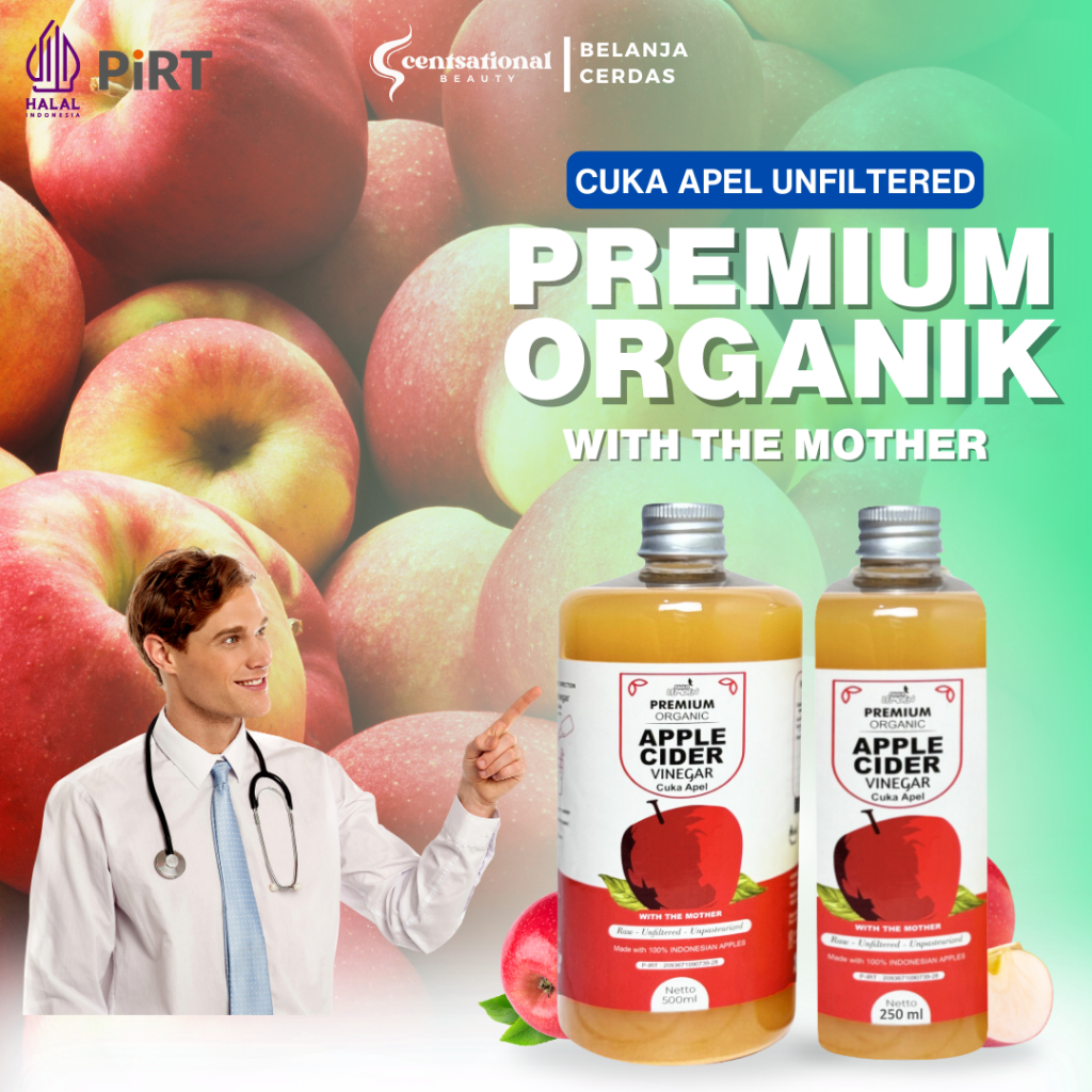 Jual Cuka Apel Original Untuk Kesehatan Nutrifarm Diet Organik With ...