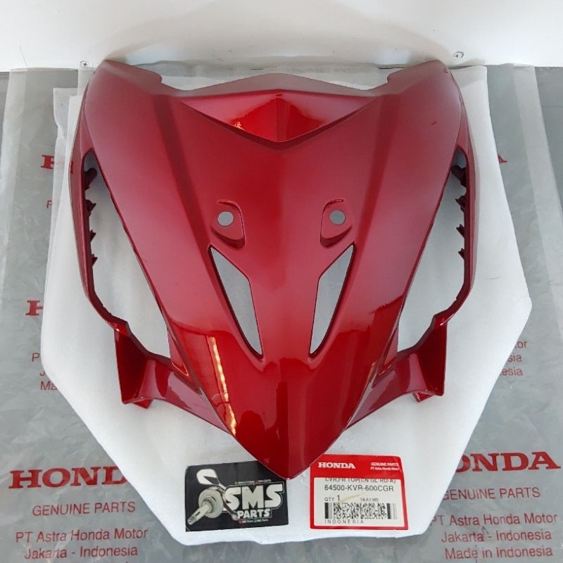 Jual Cover FR Top Panel Tameng Depan Merah Gelap Revo Lama Revo 100 ...
