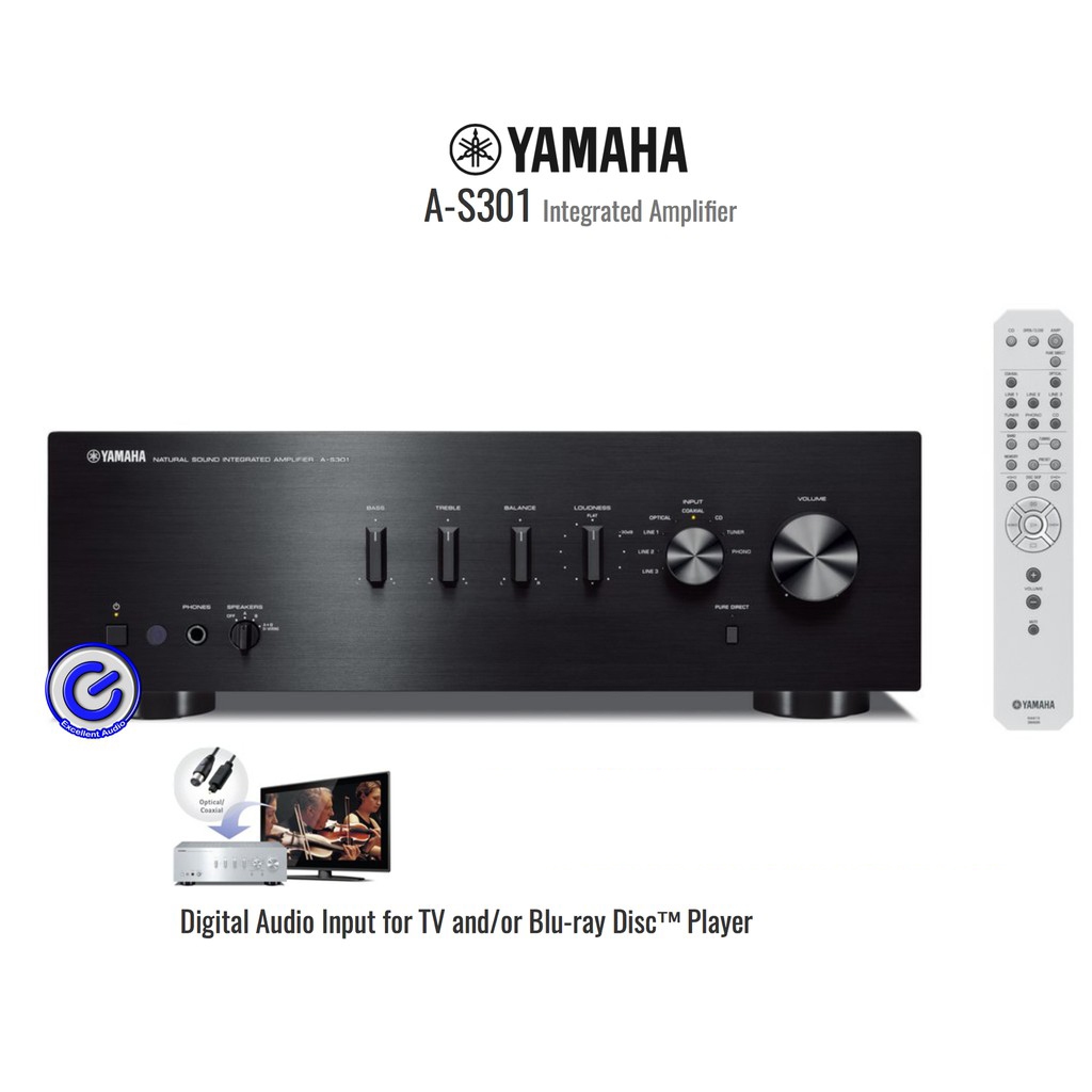 Jual Yamaha AS301 AS 301 Stereo integrated amplifier | Shopee Indonesia