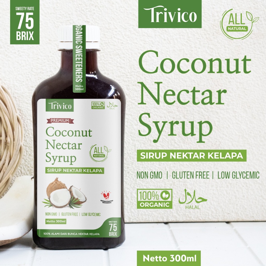 Jual TRIVICO | COCONUT NECTAR SYRUP ORGANIC | GULA NEKTAR KELAPA | GULA ...