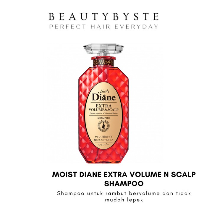 Jual Moist Diane Extra Volume & Scalp Shampoo 450ML [ORI BPOM] | Shopee Indonesia
