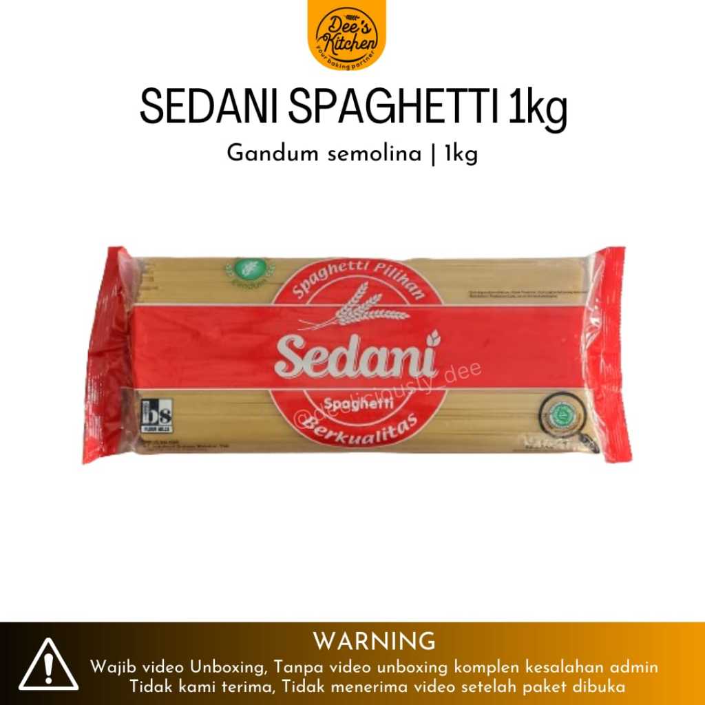 Jual SEDANI Spaghetti spageti 1kg | Shopee Indonesia