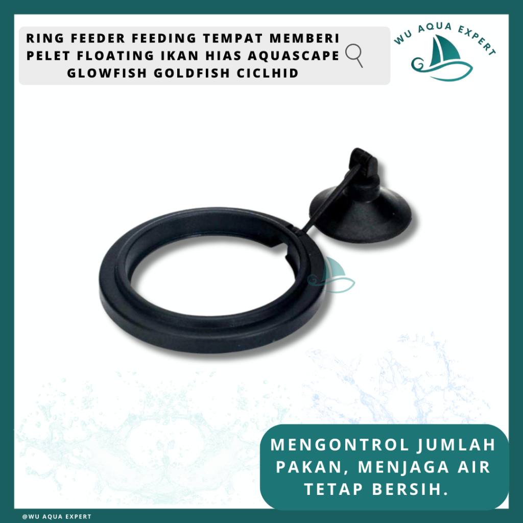 Jual RING FEEDER FEEDING tempat memberi pelet floating Ikan hias ...