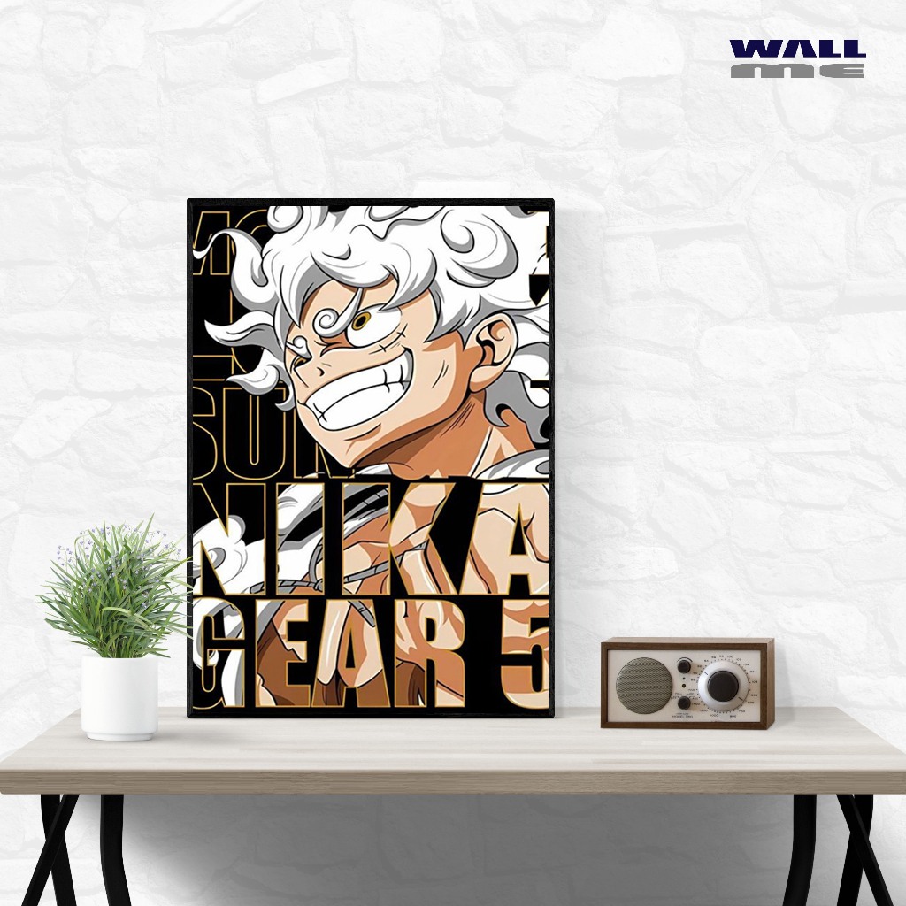 Jual Poster Dinding Monkey d Luffy/ Poster + Frame Block / Hiasan ...