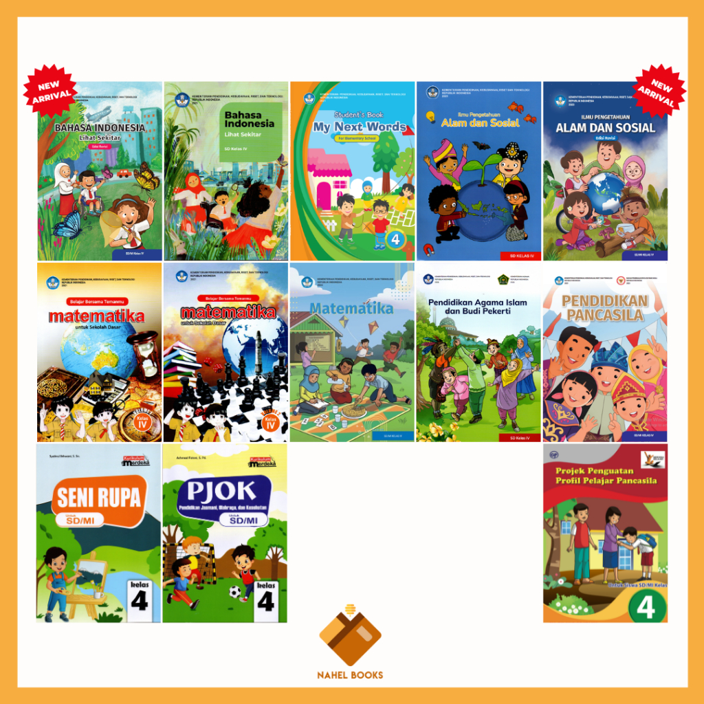 Jual BUKU PAKET KURIKULUM MERDEKA SD KELAS 4 - REVISI TERBARU | Shopee Indonesia