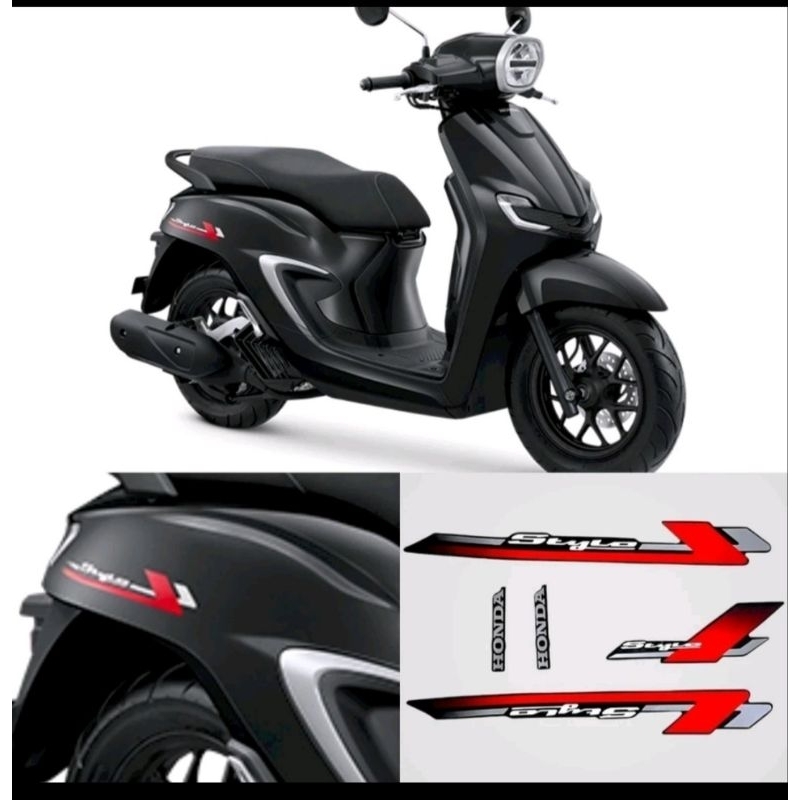 Jual Sticker Stylo Hitam 160 Striping Stylo 160 Hitam Glossy Glam Black ...