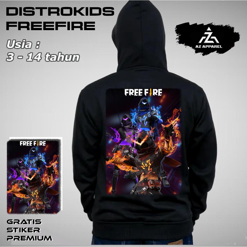 Jual Jaket Hoodie FF Freefiree Anak Gamer Distro Kids Motif | Shopee ...