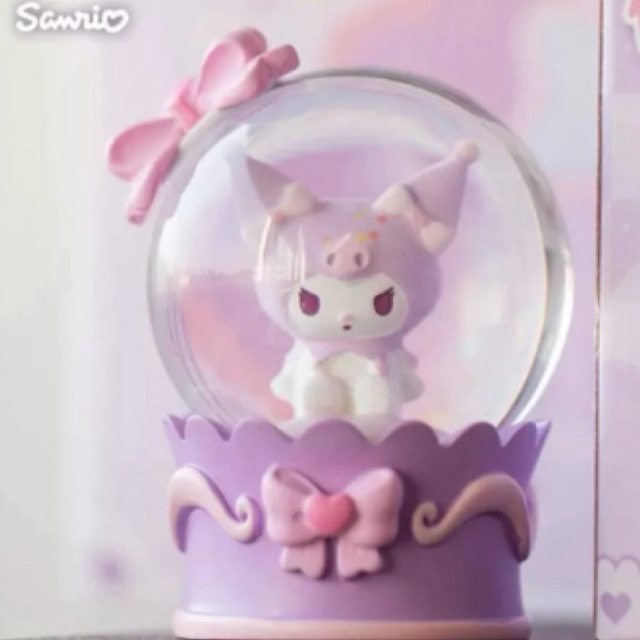 Jual sanrio pajangan license snowball my melody kuromi / bola salju ...