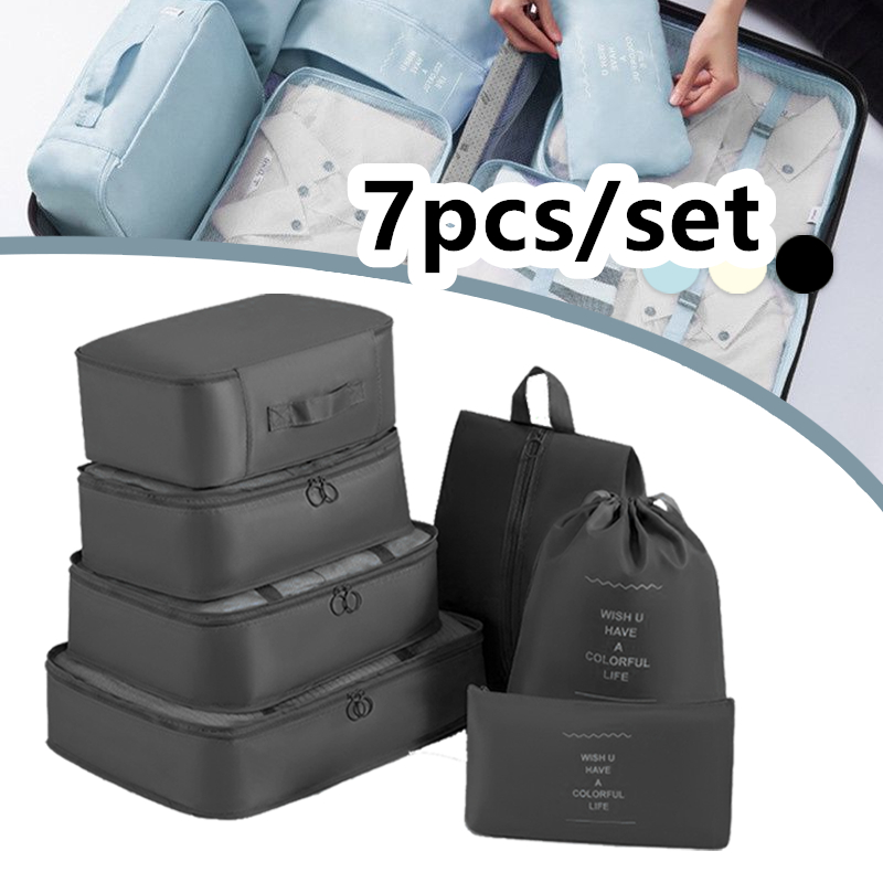 Jual 7 In 1 Travelling Bag / Organizer Bag / Tas Organizer Travelling 7 ...