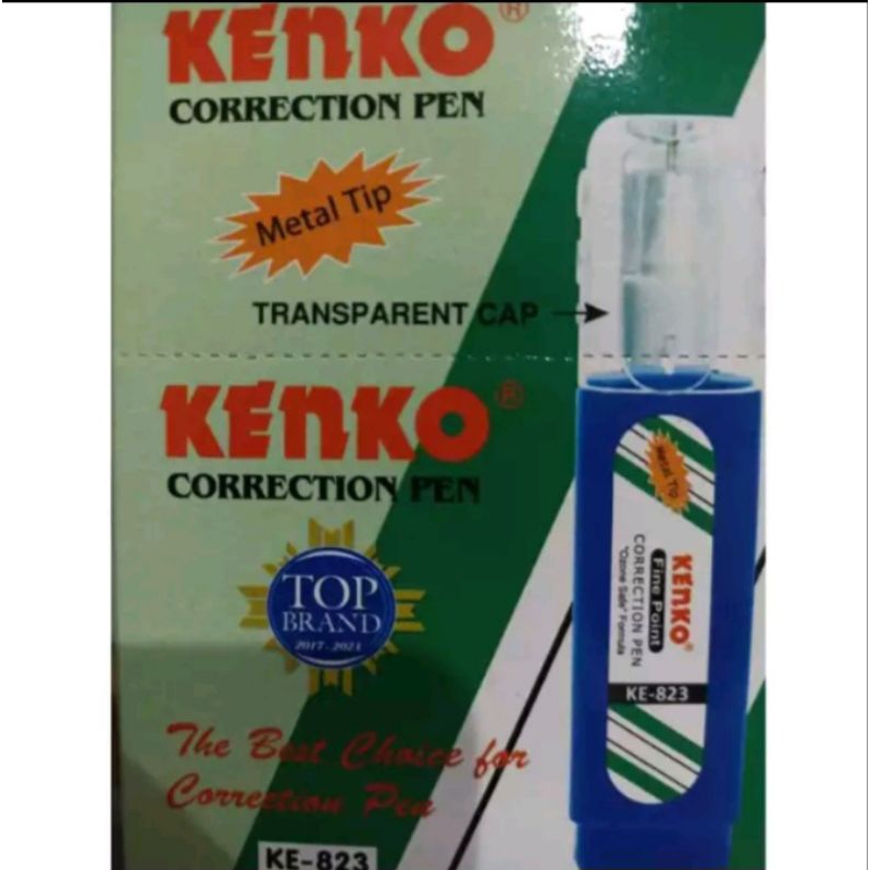Jual Correction Pen Kenko KE-823 Tip ex Kenko cair 1 pak 12 pcs ...