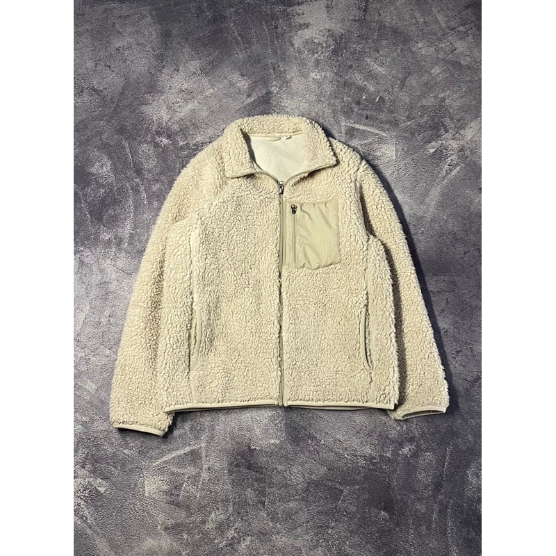 Jual UNIQLO SHERPA JACKET | Shopee Indonesia