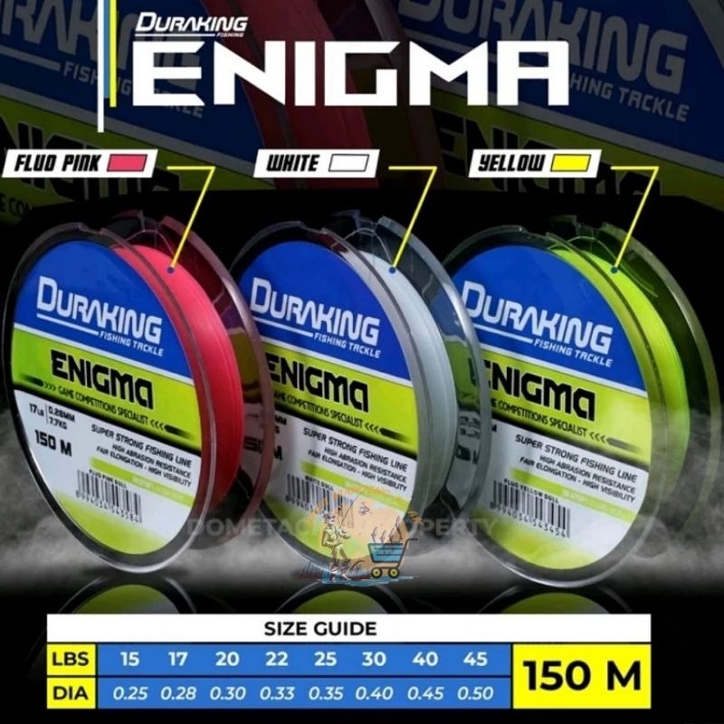 Jual Senar Pancing Duraking Enigma 150m | Shopee Indonesia