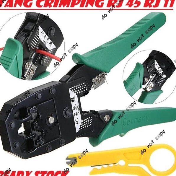 Jual Restock Tang Krimping Tools RJ 45 RJ 11 Crimping Tool RJ45 RJ11 ...