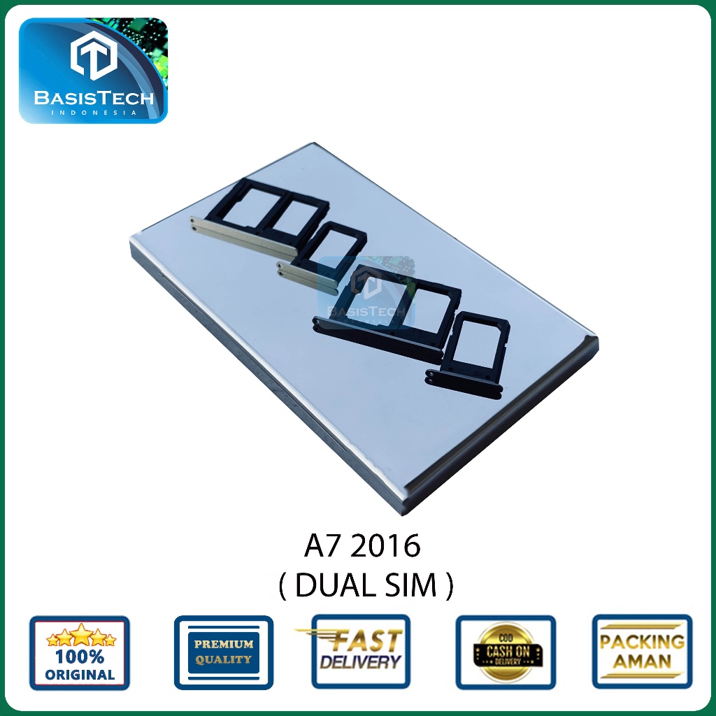 Jual SIMLOCK TEMPAT KARTU SIM TRAY SAMSUNG A7 2016 A710 ORIGINAL ...