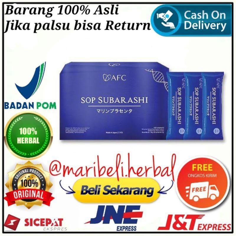 Jual SOP SUBARASHI AFC ASLI ORIGINAL UTSUKUSHI AFC GOLD ORIGINAL ASLI ...