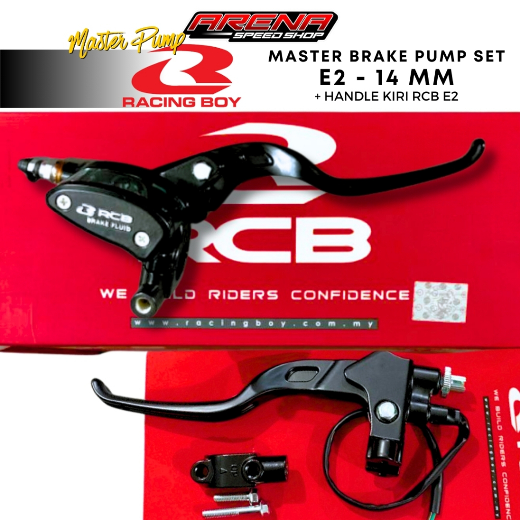 Jual RCB Racingboy Master Brake Pump & Clutch Lever E2 14mm - Master ...