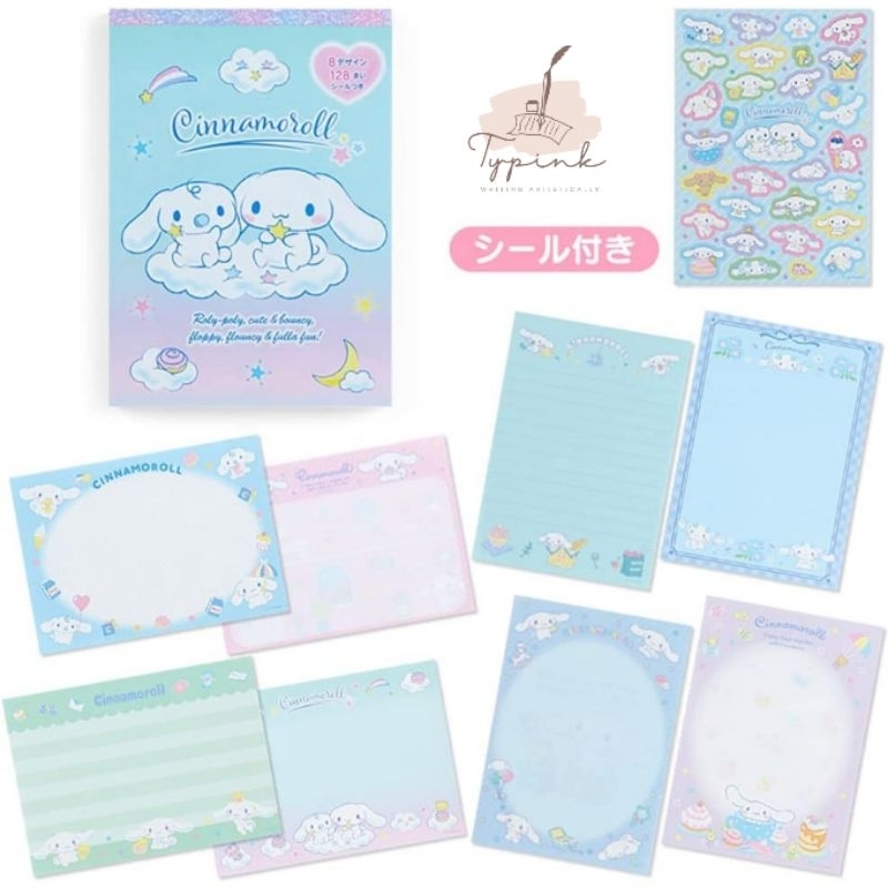 Jual CINNAMOROLL MEMO PAD 8 DESIGN NOTE BOOK SMALL SANRIO ORIGINAL ...
