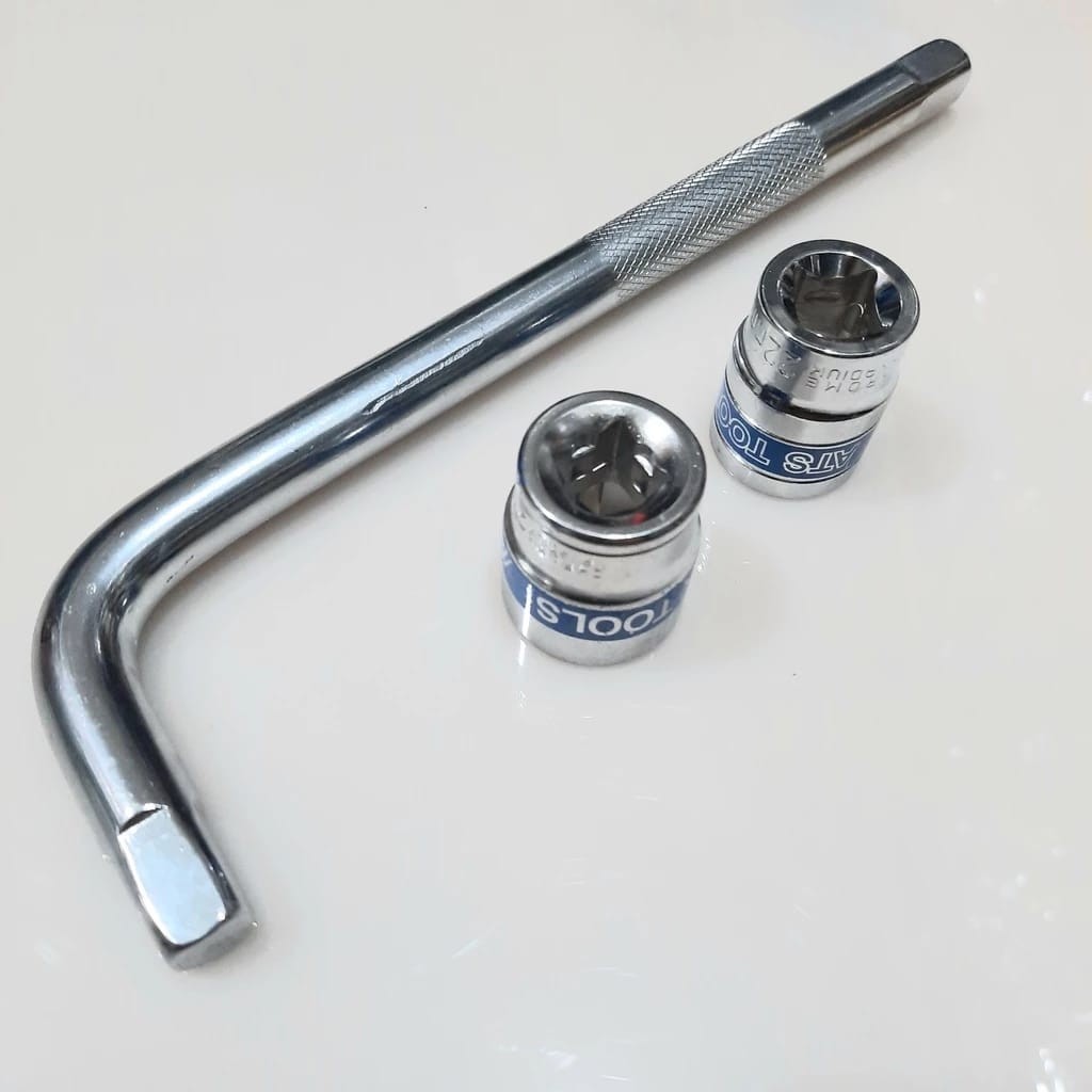 Jual Paket Gagang Kunci Shock Sok ½" Inch + Mata Shock 17mm 19mm 22mm ...