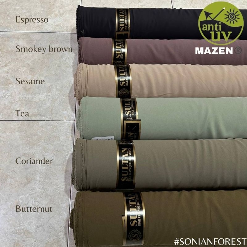 Jual Kain Sultan Mazen anti UV by Sultan | Harga per 10cm | Shopee ...