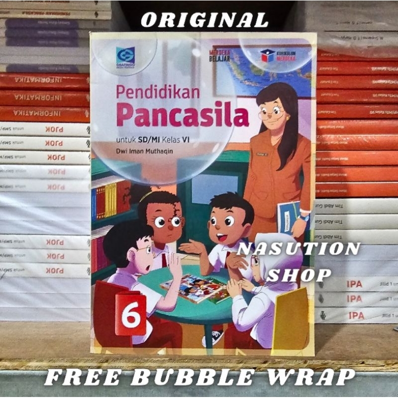 Jual Buku Pendidikan Pancasila Kelas 1 2 3 4 5 6 SD/MI Grafindo Kurikulum Merdeka Original ...