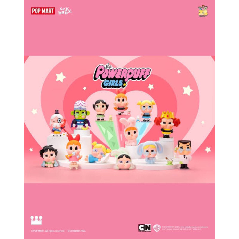 Jual POP MART CRY BABY X POWERPUFF GIRLS SERIES | pop mart original 100 ...