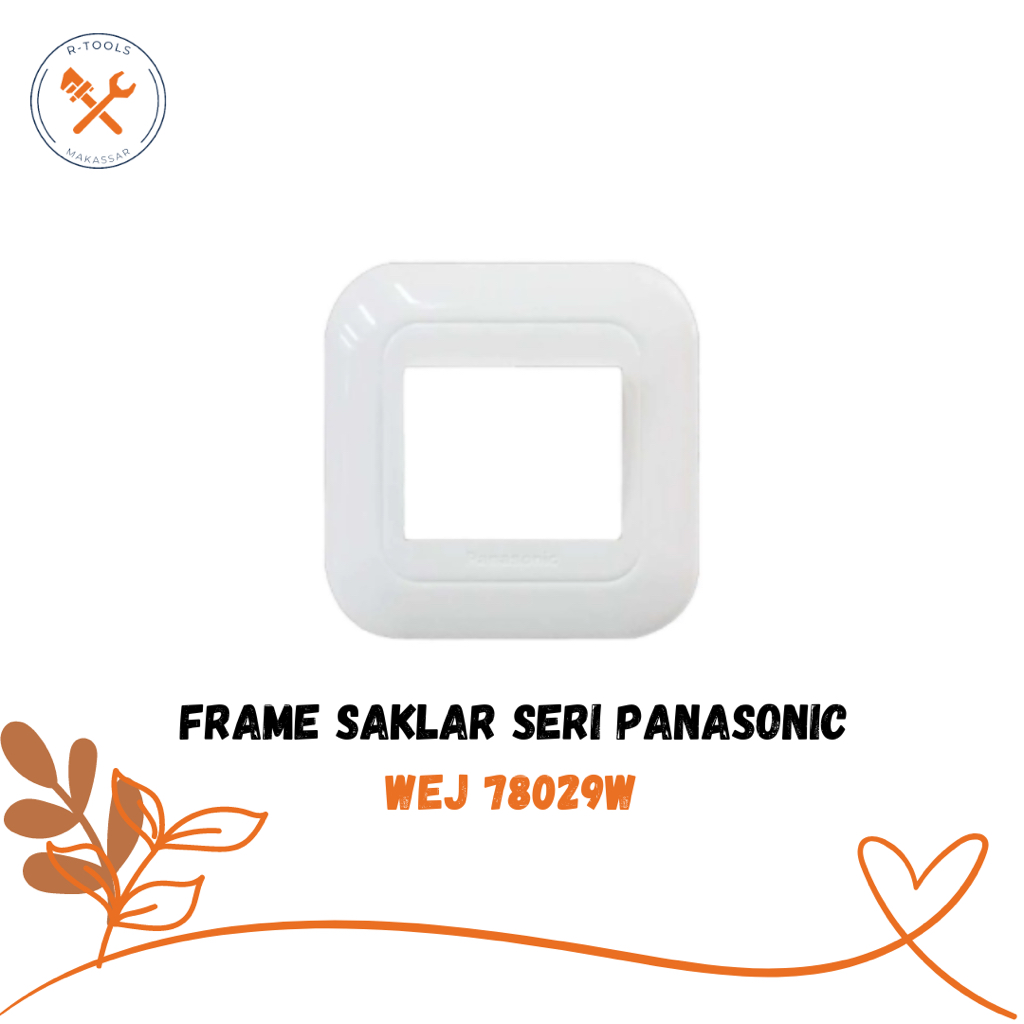 Jual Panasonic Frame Saklar 1 Gang 2 Device WEJ78029W | Shopee Indonesia