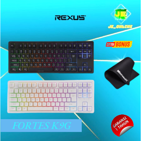 Jual Rexus Keyboard Fortress K9G | Shopee Indonesia