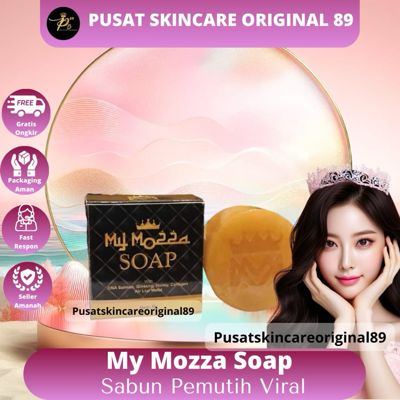 Jual SABUN MY MOZZA|| MY MOZZA SOAP WITH DNA SALMON MENCERAHKAN KULIT ...