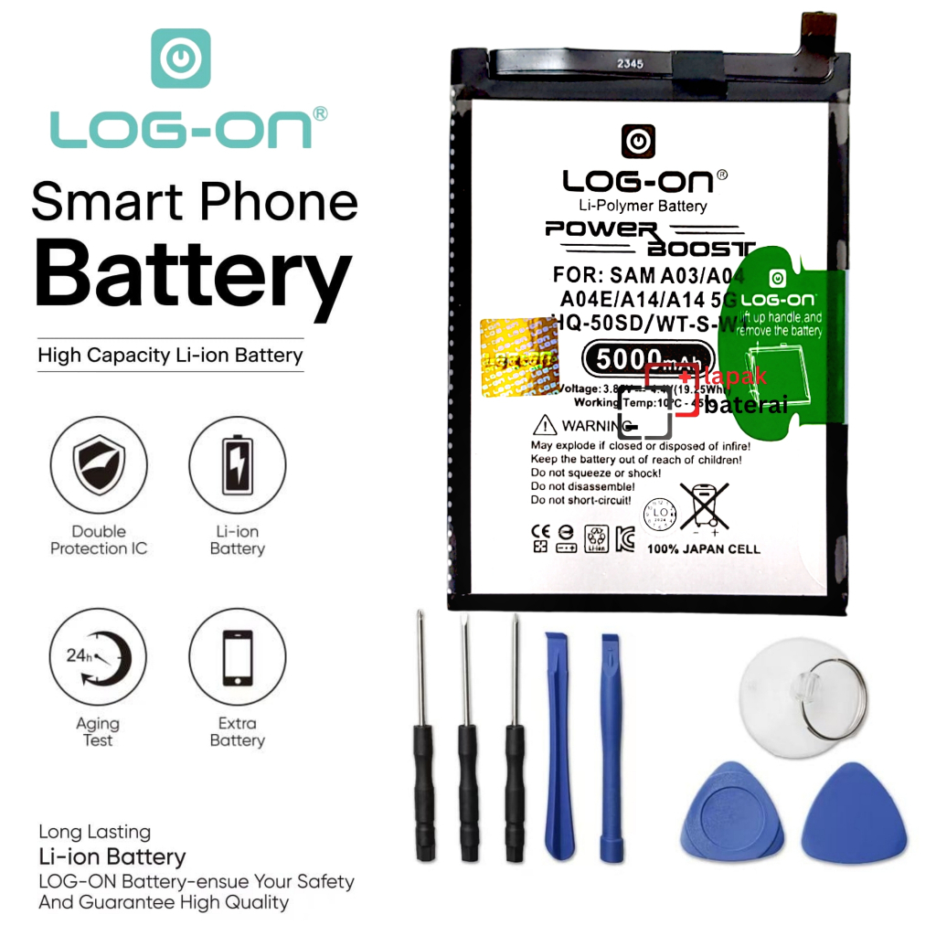 Jual Log On - HQ-50SD Samsung A03 / A04 / A04E / A14 / A14 5G / WT-S-W1 ...