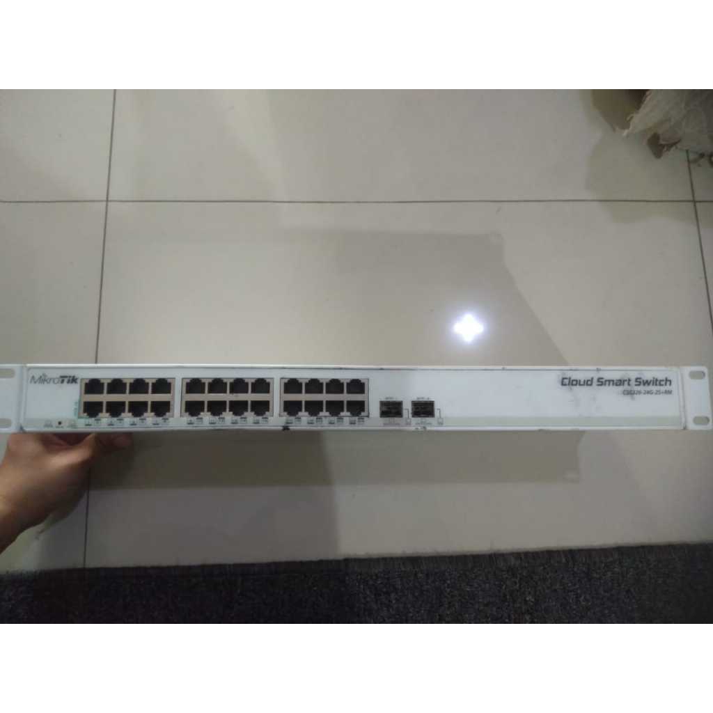 Jual MikroTik CSS 326 24G 2S+ RM CSS326-24G-2S+RM | Shopee Indonesia