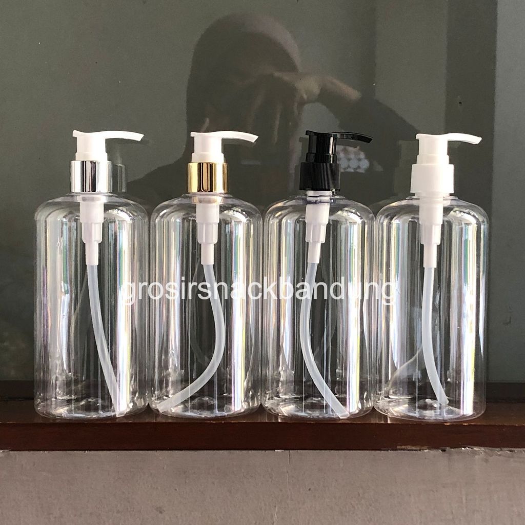 Jual Botol PET 500ml Pump Lotion / BR 500ml Tutup Pump / Botol 500 ml Tutup Pump | Shopee Indonesia