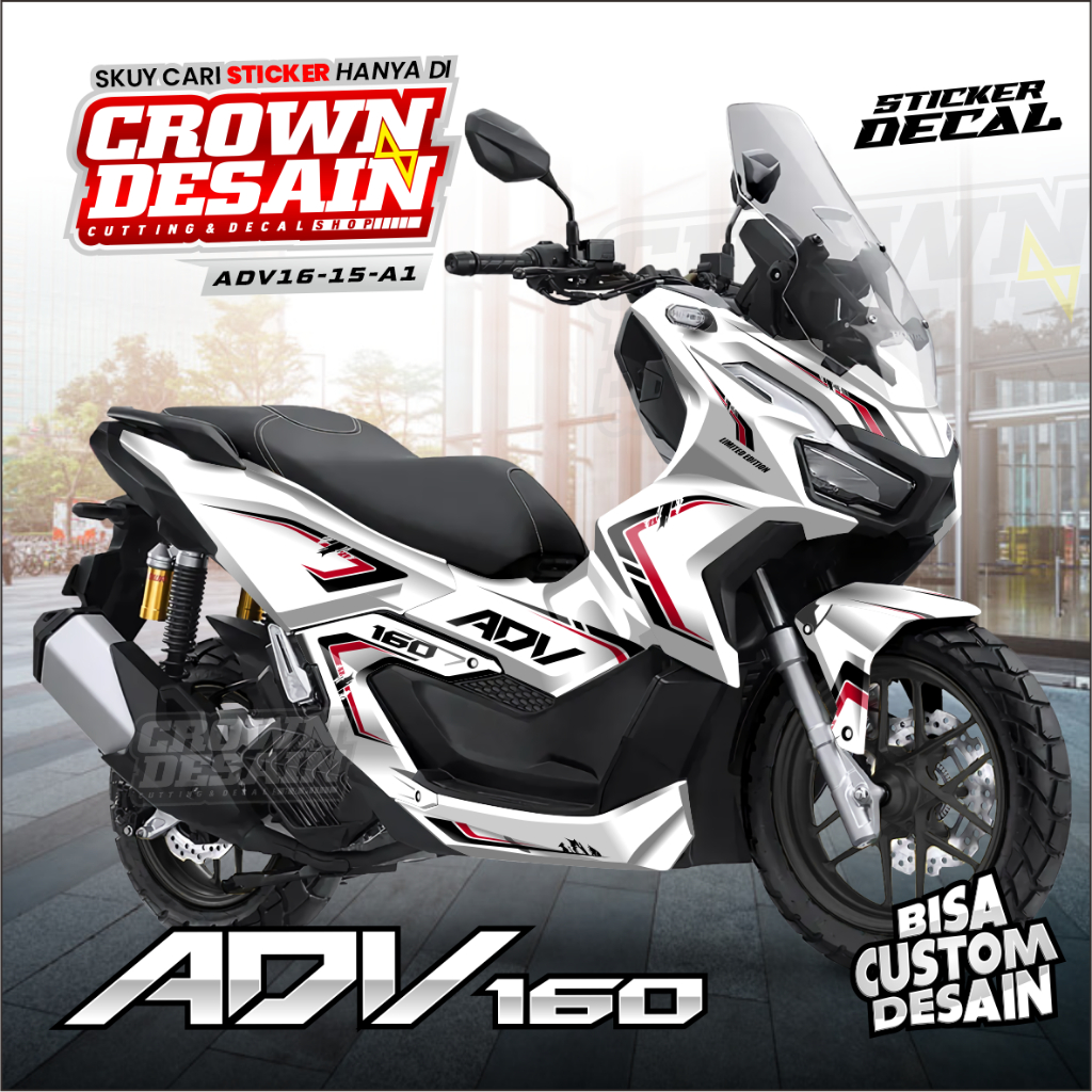 Jual DECAL FULLBODY HONDA ADV 160 - STIKER DECAL FULLBODY ADV 160 NEW HOLOGRAM CUSTOM - ADV16 ...