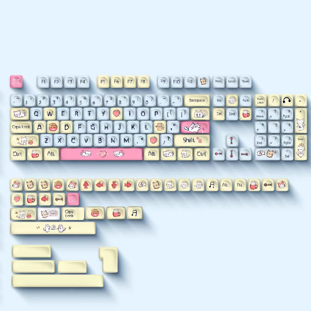Jual Bijou Keycap Rabbit Cat Cute Pokemon Anime for Mechanical ...