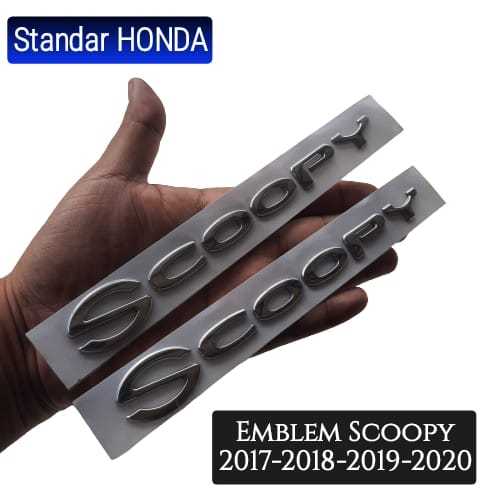 Jual EMBLEM HONDA SCOOPY TAHUN 2017-2018-2019-2020 STANDAR HONDA ...