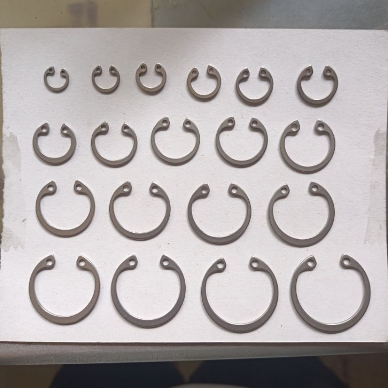 Jual Snap ring type H / internal circlip stainless (perbiji) | Shopee Indonesia