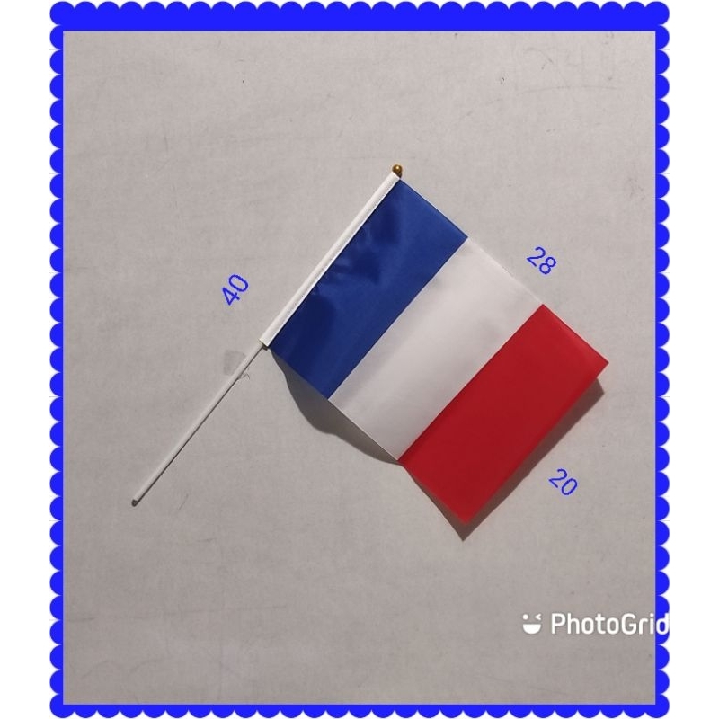 Jual Bendera tangan negara PERANCIS (FRENCH) 28*20 | Shopee Indonesia