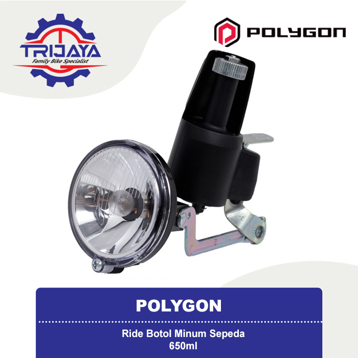 Jual Polygon Lampu Sepeda Dinamo dengan Dudukan Bracket untuk Onthel ...