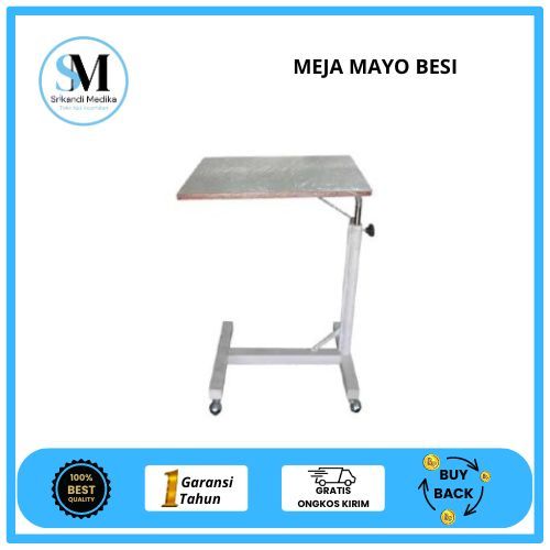 Jual Meja Mayo Rumah Sakit Besi dan Stainless / Meja Makan Pasien ...