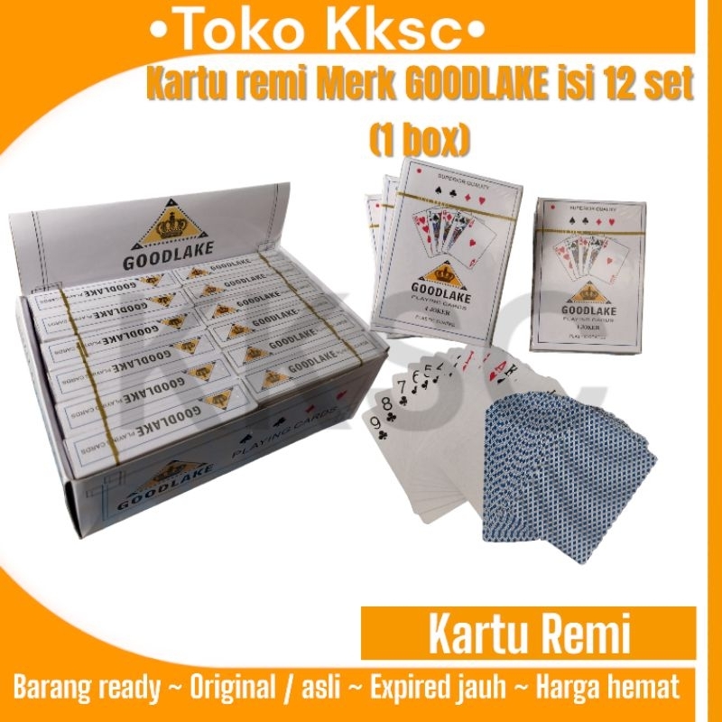 Jual KARTU REMI GOODLAKE ISI 1 BOX ( 12 SET ) | Shopee Indonesia