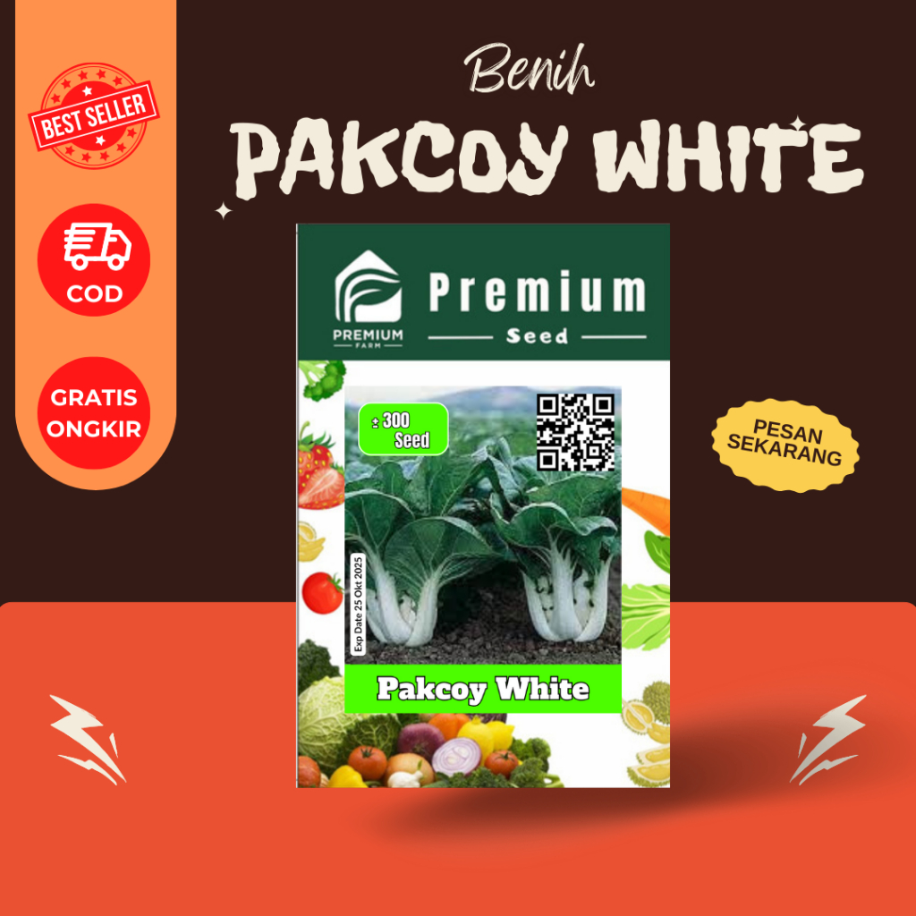 Jual Benih Biji Bibit PAKCOY WHITE Batang Putih Daun Lebar | Shopee ...