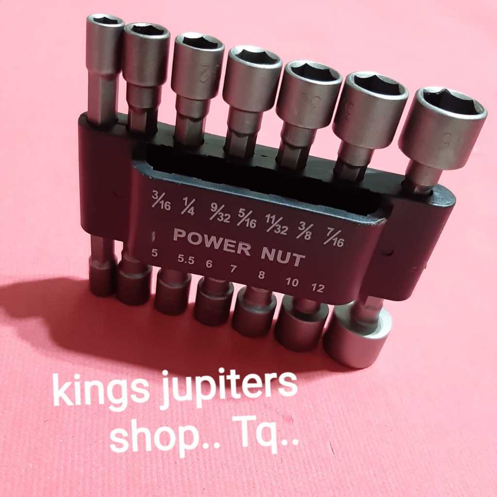 Jual MATA RUPING ( 14PC SET 5mm 5,5mm 6mm 7mm 8mm 10mm 12mm + 3/16 1/4 ...