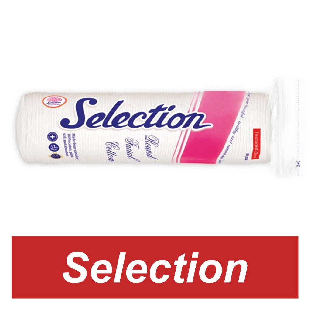 Jual Kapas Selection Facial Cotton ( Bulat OVAL ) isi 80 pcs PROMO HALAL | Shopee Indonesia