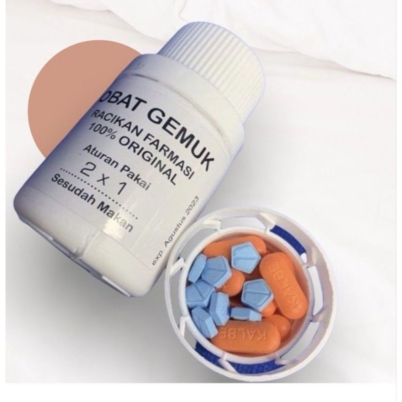Jual Obat Gemuk Farmasi kemasan botol dan kantong 1minggu tambah 10kg ...